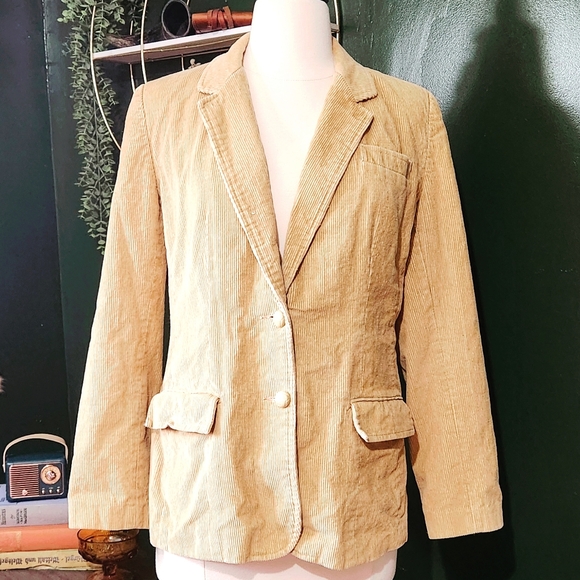 Vintage | Jackets & Coats | Vintage Corduroy Tan Khaki Streetwear ...